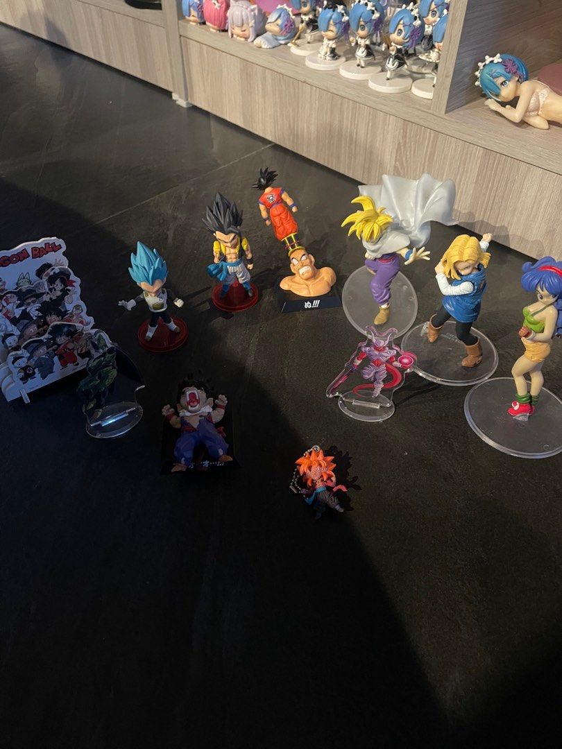 Assorted Dragon Ball Mini Figures and Acrylic Stand, Hobbies & Toys ...