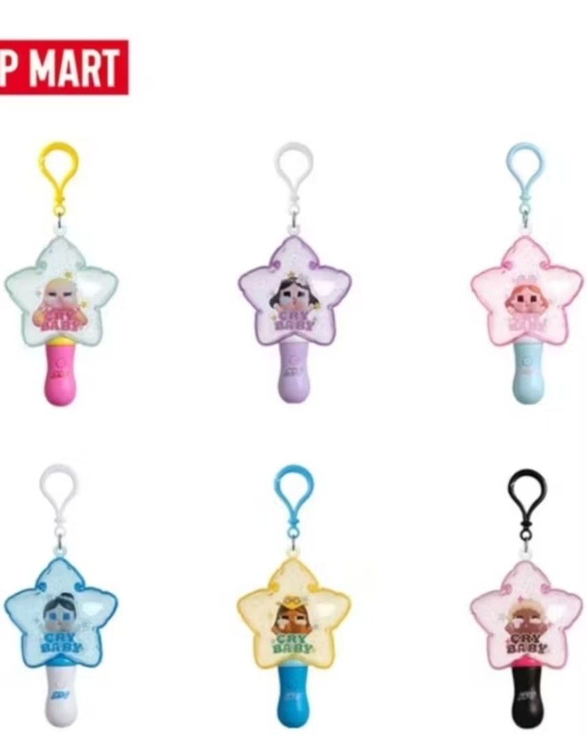 Authentic POP MART ： Crybaby Shiny Shiny Luminous Pendant Blind Box ...