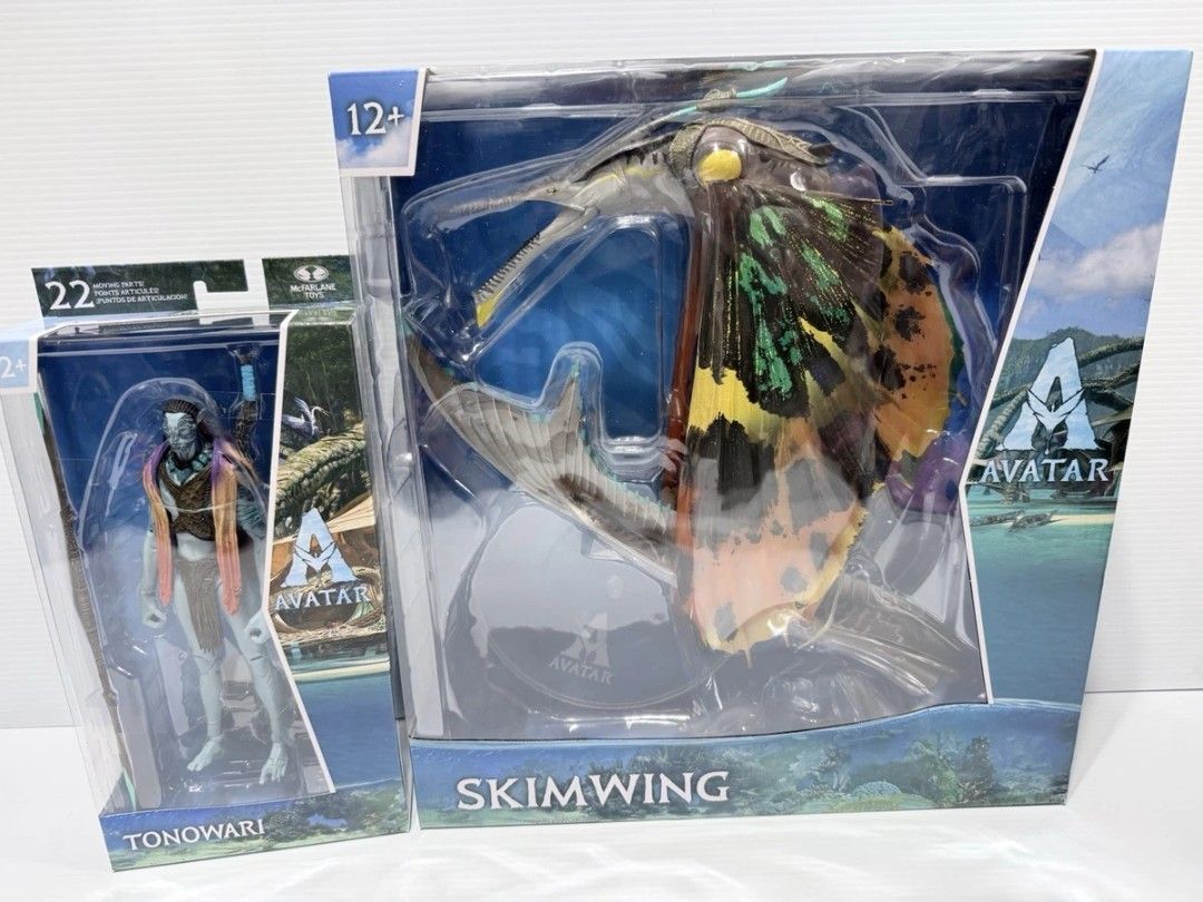 Movie Avatar 3 Fire & Ash Mcfarlane Action Figures & Avatar the Way of ...