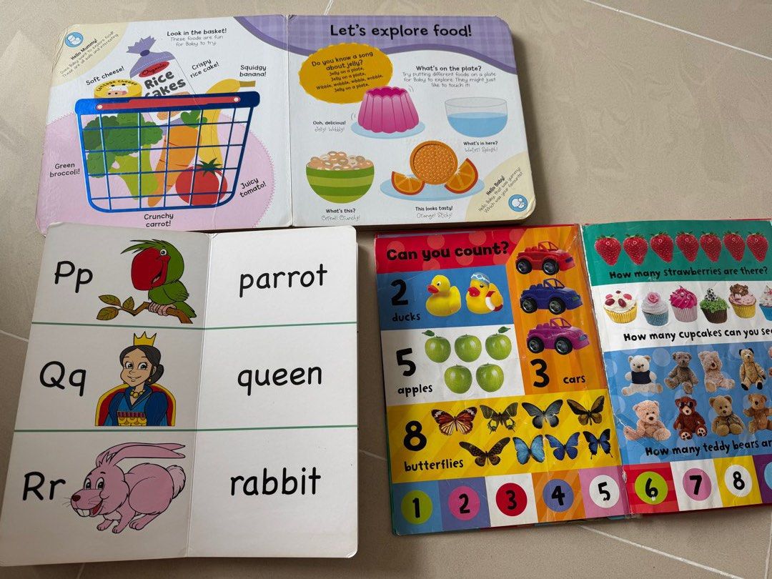Baby's First Books - Alphabet, Numbers, and activity book, Hobbies ...
