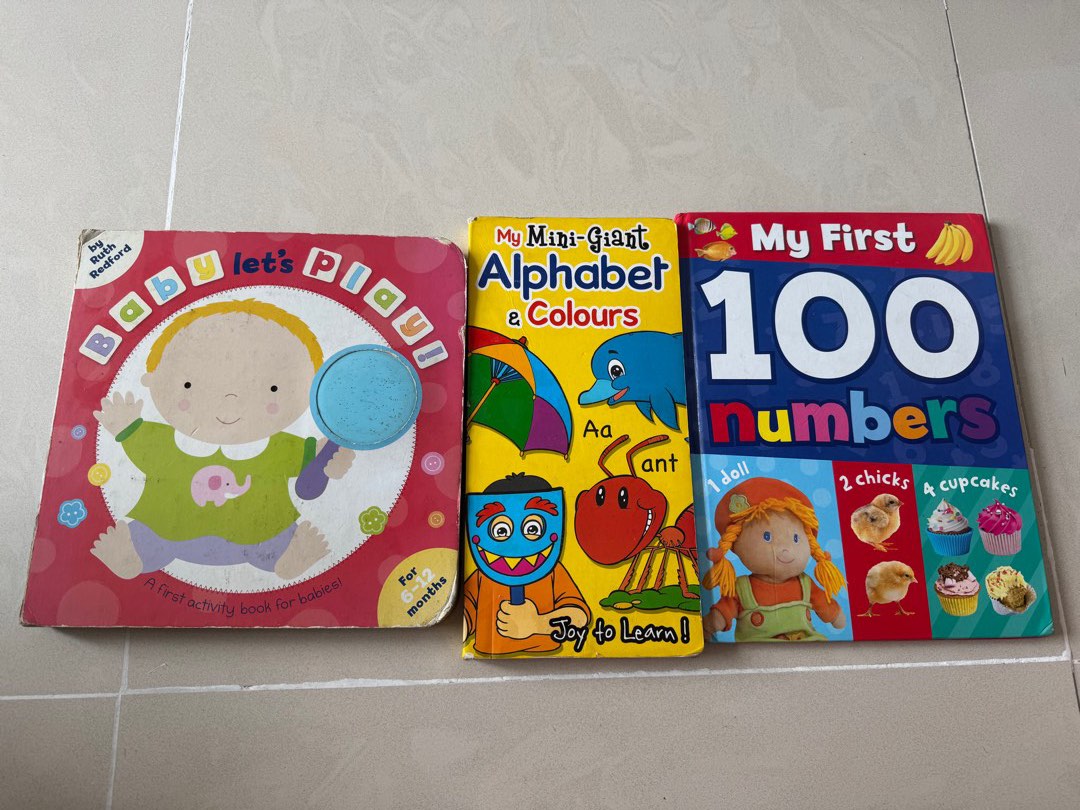 Baby's First Books - Alphabet, Numbers, and activity book, Hobbies ...