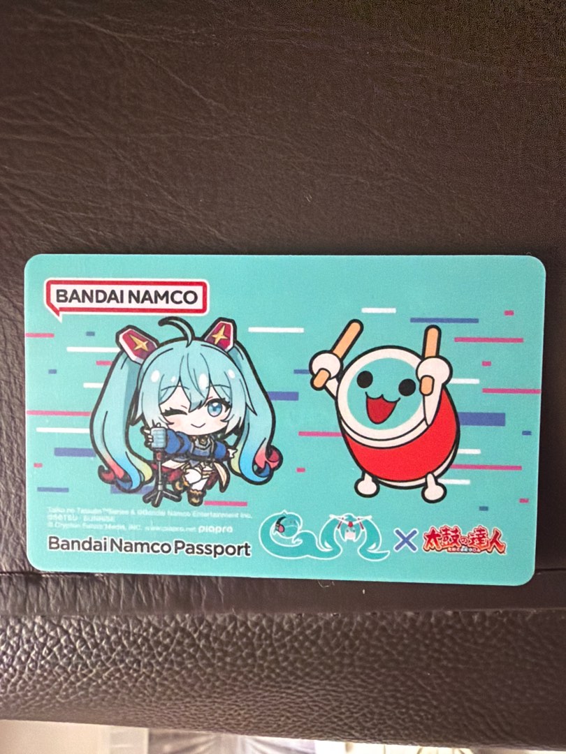 Bandai Namco Passport Card - Hatsune Miku x Taiko no Tatsujin, Hobbies ...