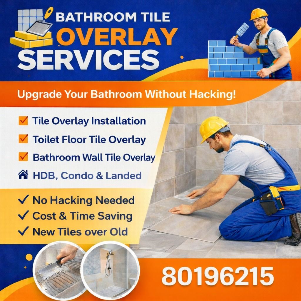 Bathroom Tile Overlay Service | Toilet Floor & Wall Overlay | No ...