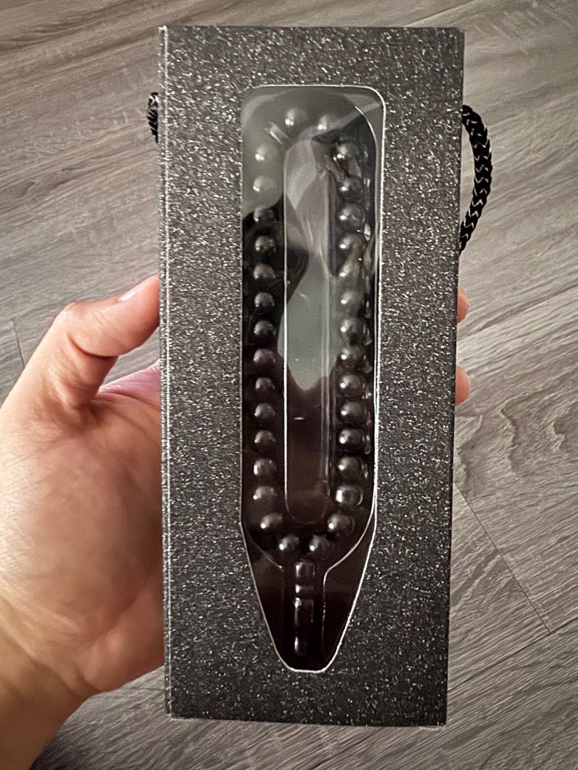 Black Prayer Beads in Gift Box, Hobbies & Toys, Religious Items on ...