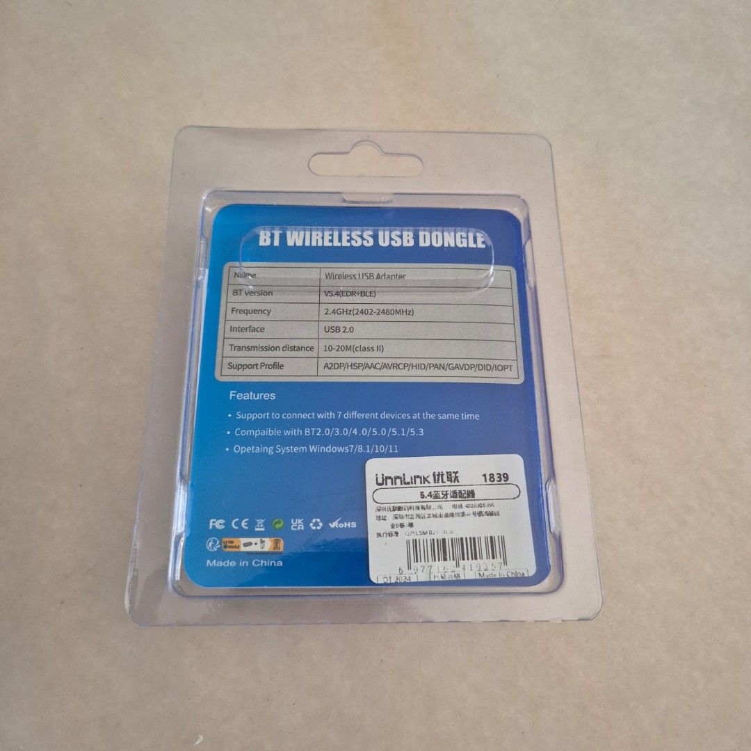 Bluetooth Wireless USB Dongle, Computers & Tech, Parts & Accessories ...