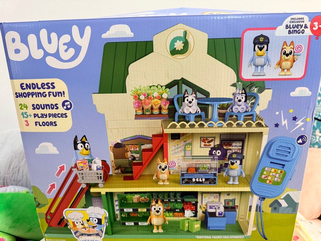 Bluey Supermarket Play Set, Hobbies & Toys, Toys & Games on Carousell