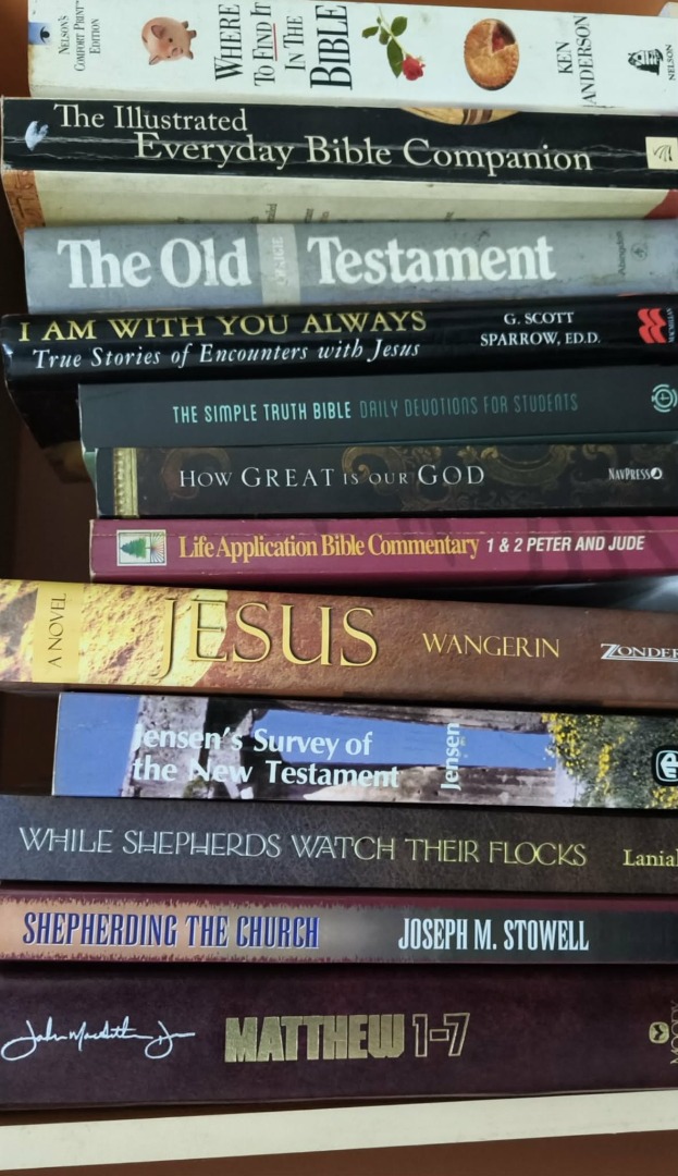 Books on Christianity, BST, Bible Handbook, NT Survey, OT Survey ...