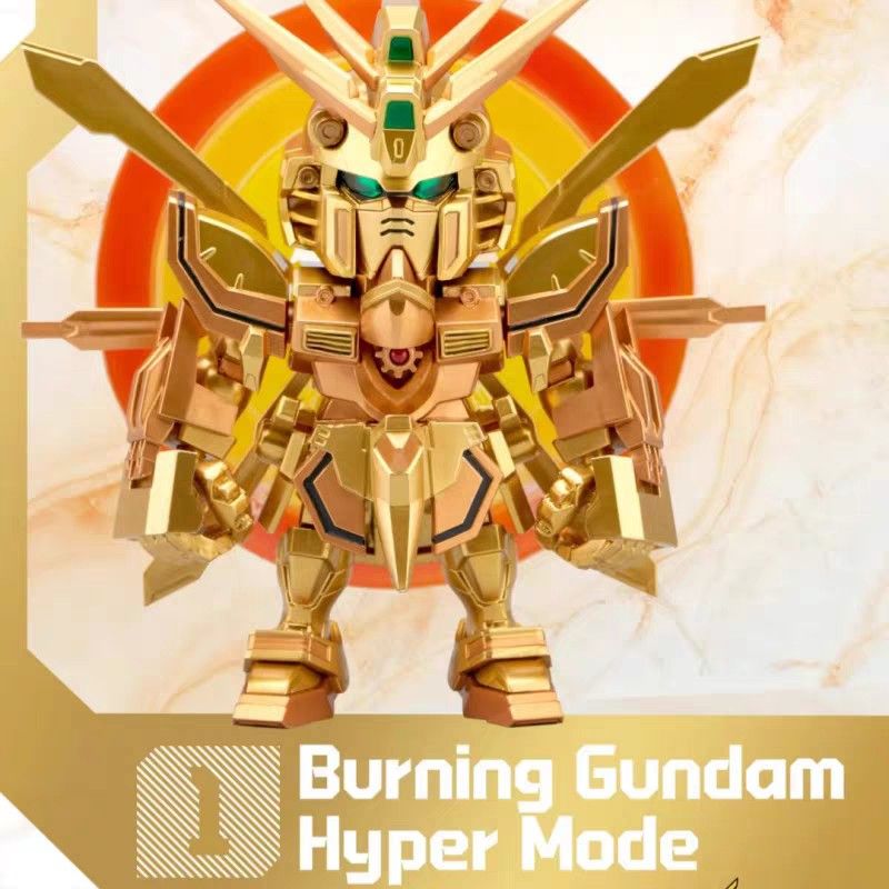 [BRAND NEW! BANDAI NAMCO X QMSV MINI GUNDAM] QMSV MINI GOLD TEAM GUNDAM ...