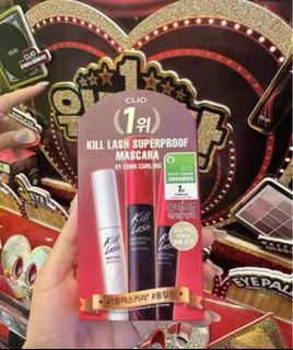 clio kill lash long curling mascara deep pink, Beauty & Personal Care ...