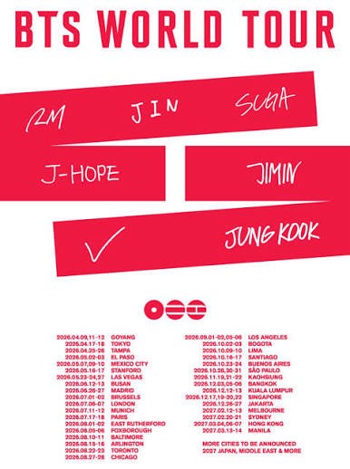 BTS Tickets 2026, Tickets & Vouchers, Event Tickets on Carousell