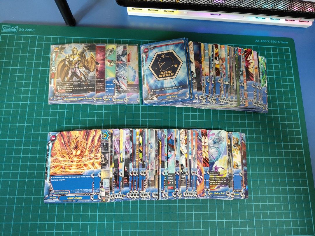 Buddyfight: Secret, Ace Rare & RRR Cards (Hero World + Dragon Zwei Flag ...