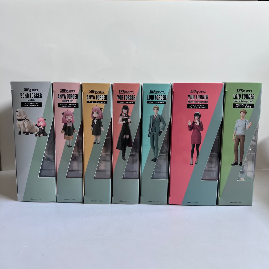 (Bundle) SH Figuarts Spy x Family - Lloyd, Yor, Anna & Bond Forger ...