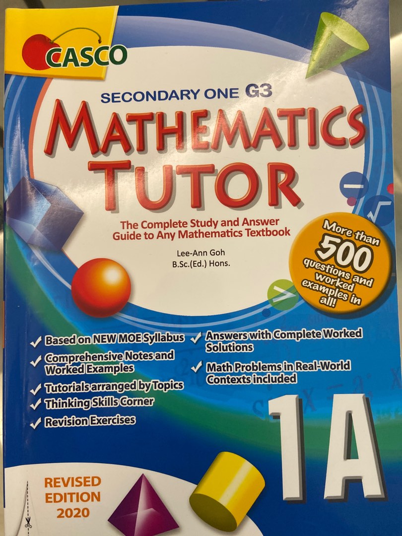 CASCO Sec One Maths Tutor Book 1A, Hobbies & Toys, Books & Magazines ...