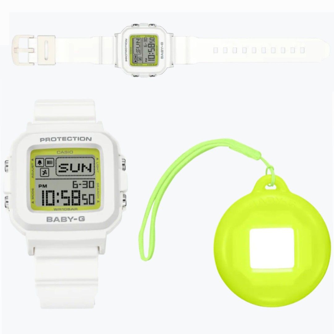 Casio Baby-G BGD-10K-7 White Digital Watch, Women's Fashion, Watches ...