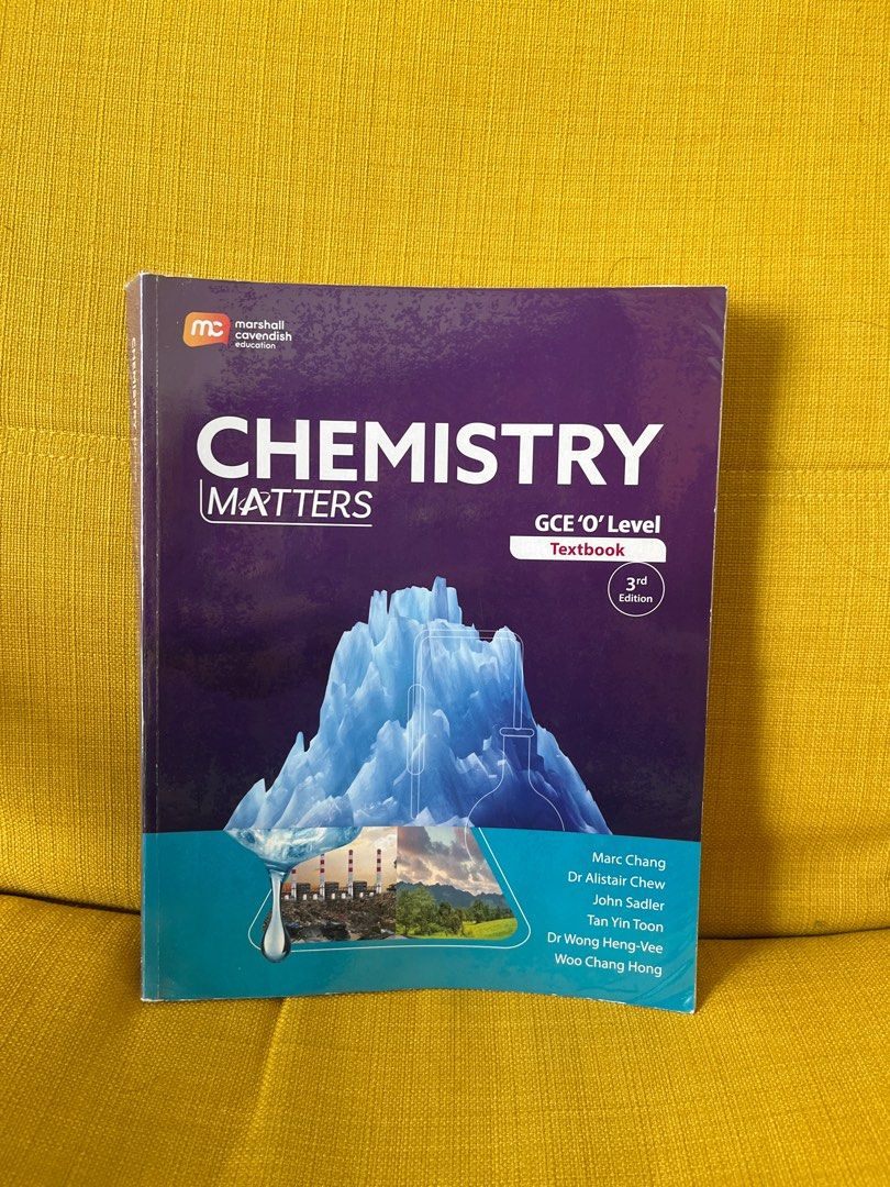 Chemistry Matters GCE 'O' Level Textbook, Hobbies & Toys, Books ...