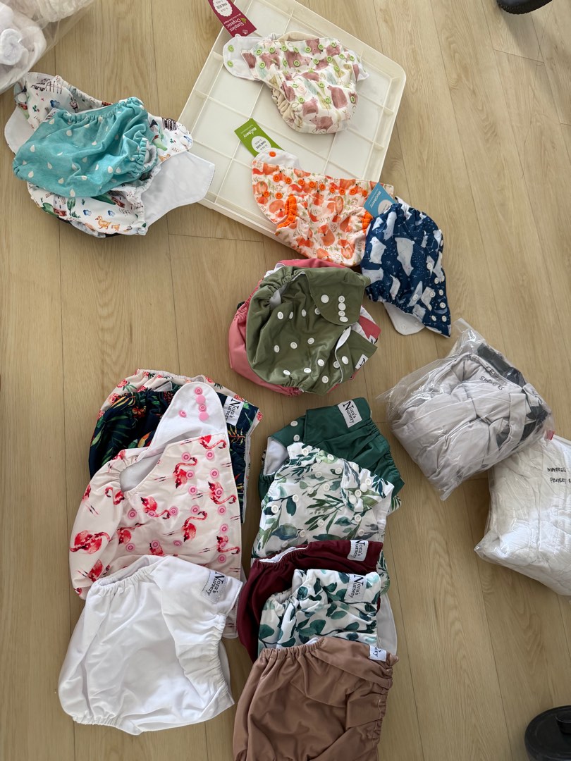 Cloth Diapers - Various Brands and Prints, Babies & Kids, Bathing ...