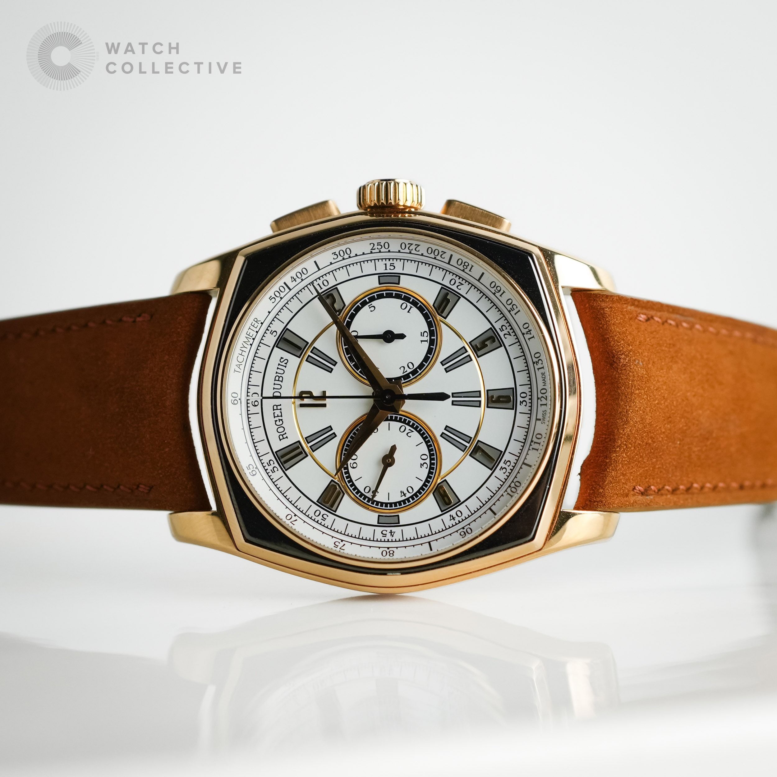 📦COMPLETE SET📝 Roger Dubuis La Monégasque Chronograph 18k Rose Gold ...