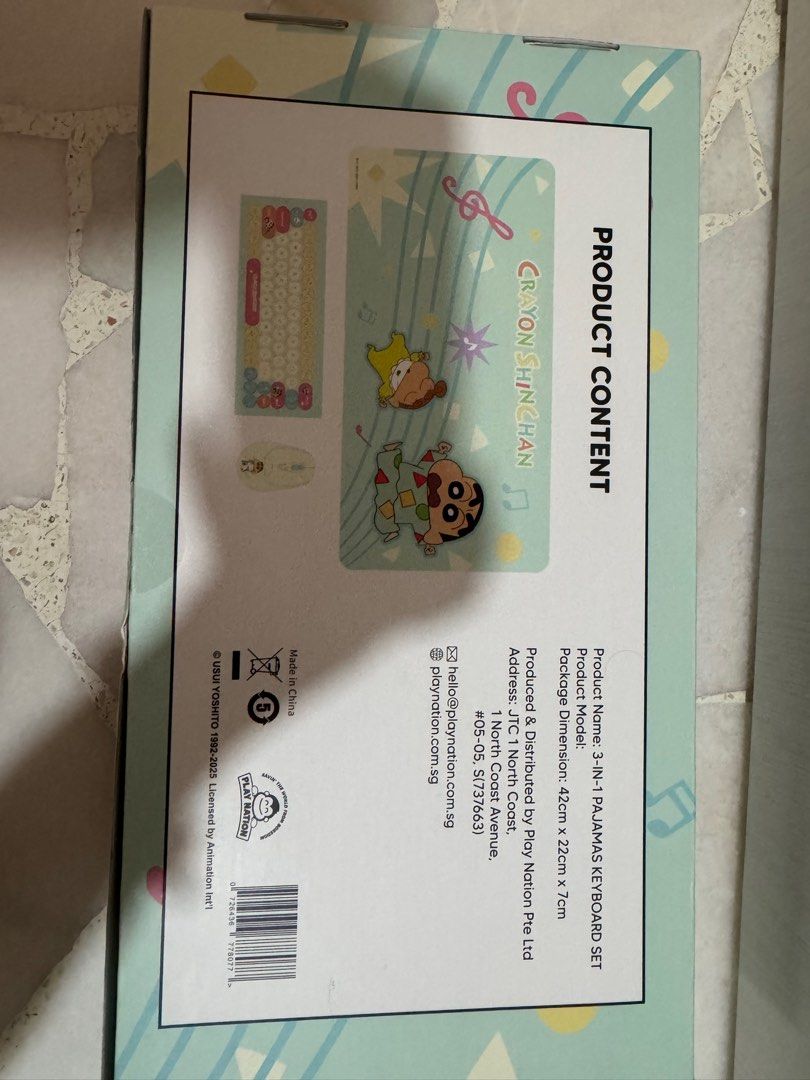 Crayon Shinchan 3-in-1 Pajamas Keyboard Set, Computers & Tech, Parts ...