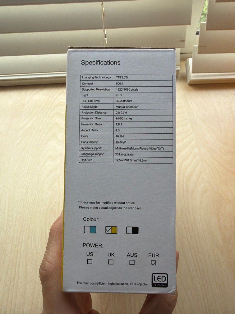 Cute Mini LED Projector, TV & Home Appliances, TV & Entertainment ...