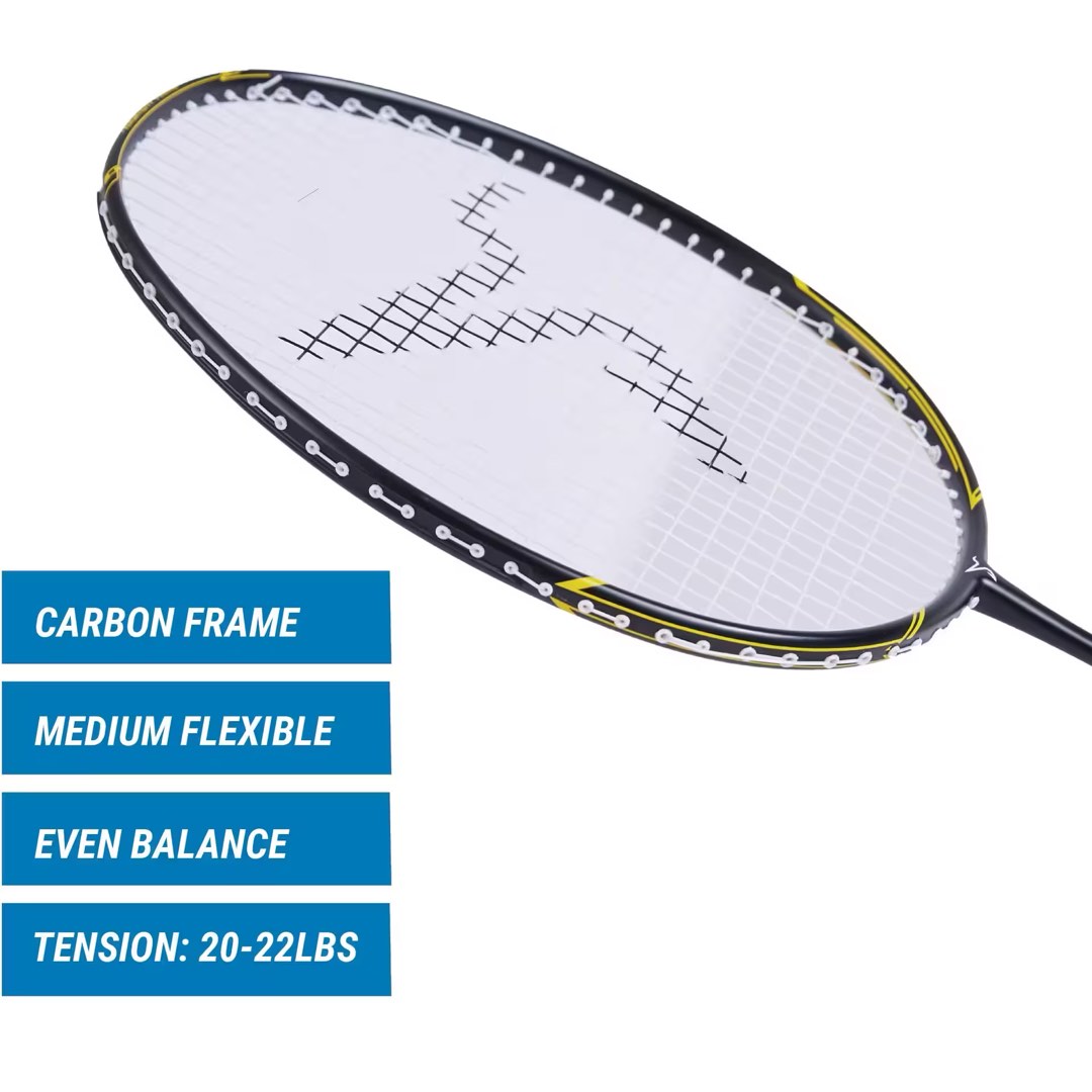 Decathlon Perfly BR500 Carbon Badminton Racket, Sports Equipment ...