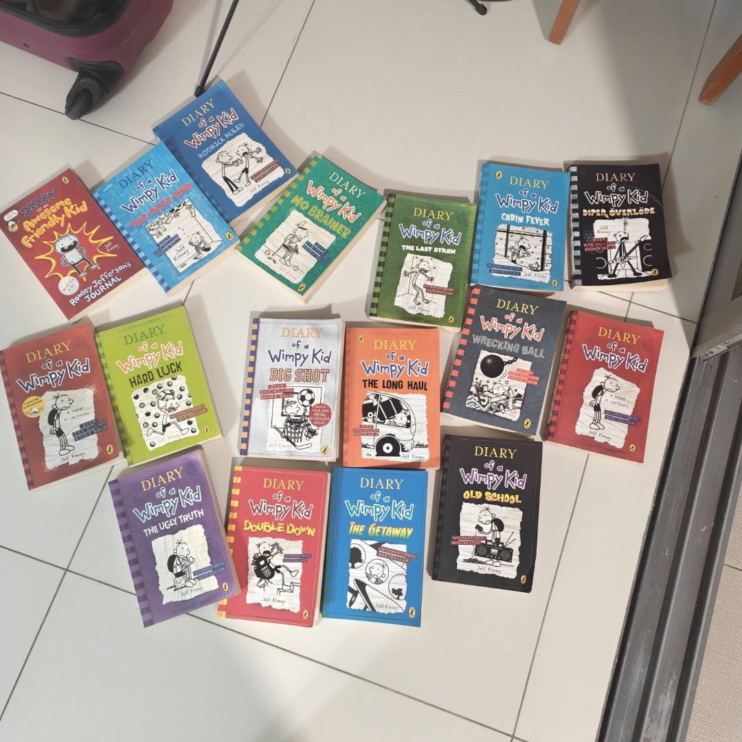 Diary of a Wimpy Kid Book Collection, Hobbies & Toys, Books & Magazines ...