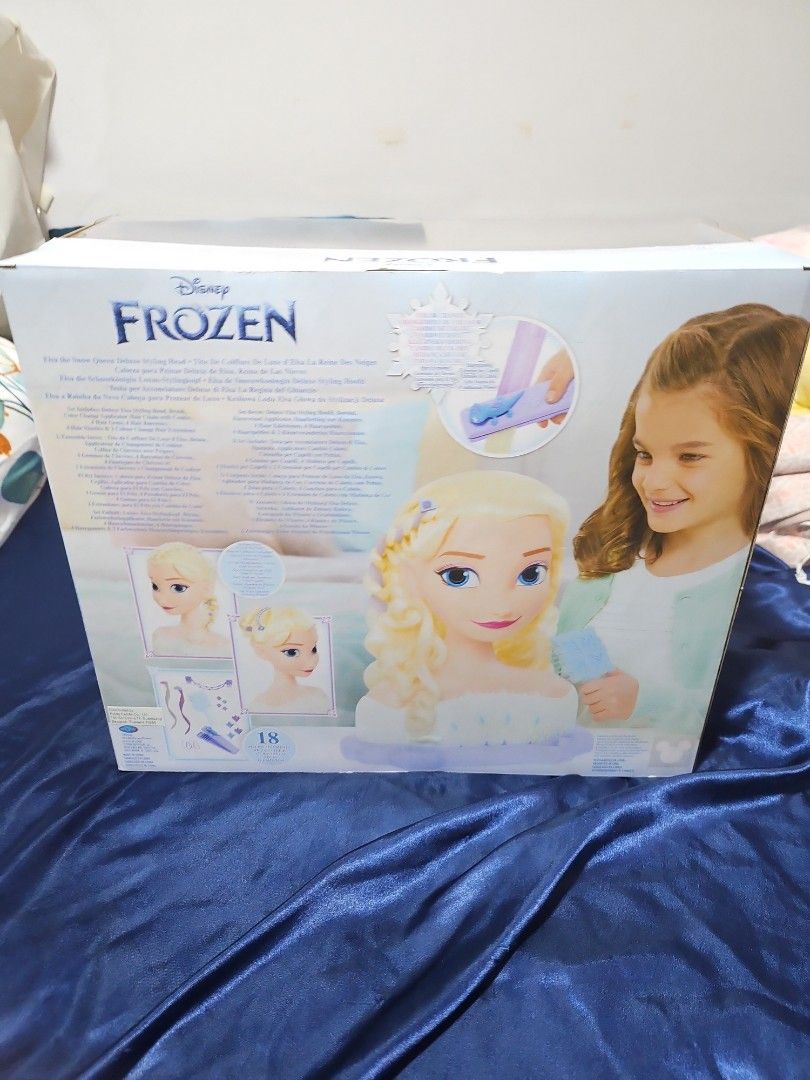 Disney Frozen Elsa Styling Head, Hobbies & Toys, Toys & Games on Carousell