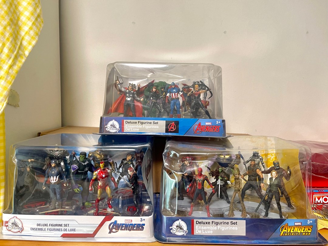 Disney Marvel Avengers Deluxe Figurine Sets, Hobbies & Toys, Toys ...