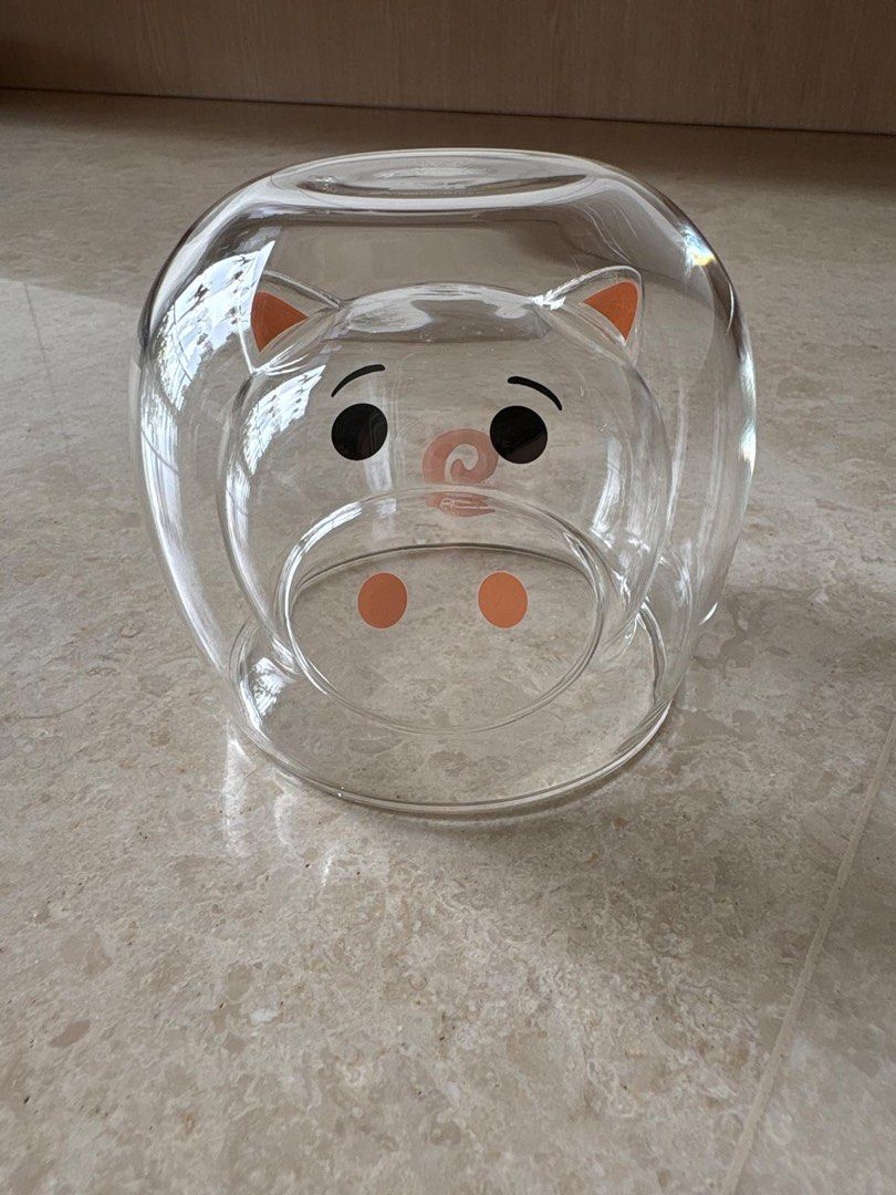 Disney Pixar Toy Story Hamm Double-Walled Glass, Furniture & Home ...