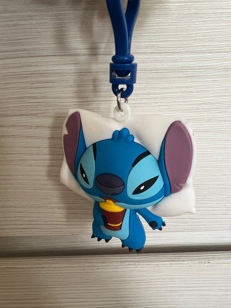 Disney Stitch Keychain with Drink, Hobbies & Toys, Toys & Games on ...