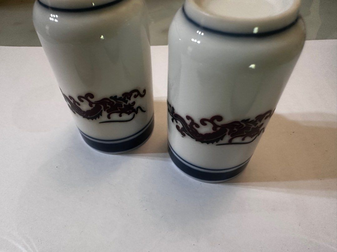 Dragon Tea Cups Set of 4, Furniture & Home Living, Kitchenware ...