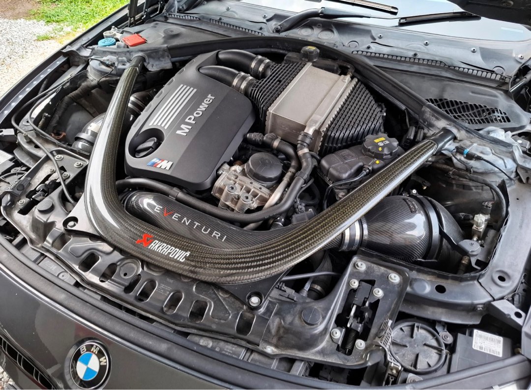 F80 F82 F83 F8X Eventuri Carbon Fiber Air Intake System, Car Accessories, Accessories on Carousell