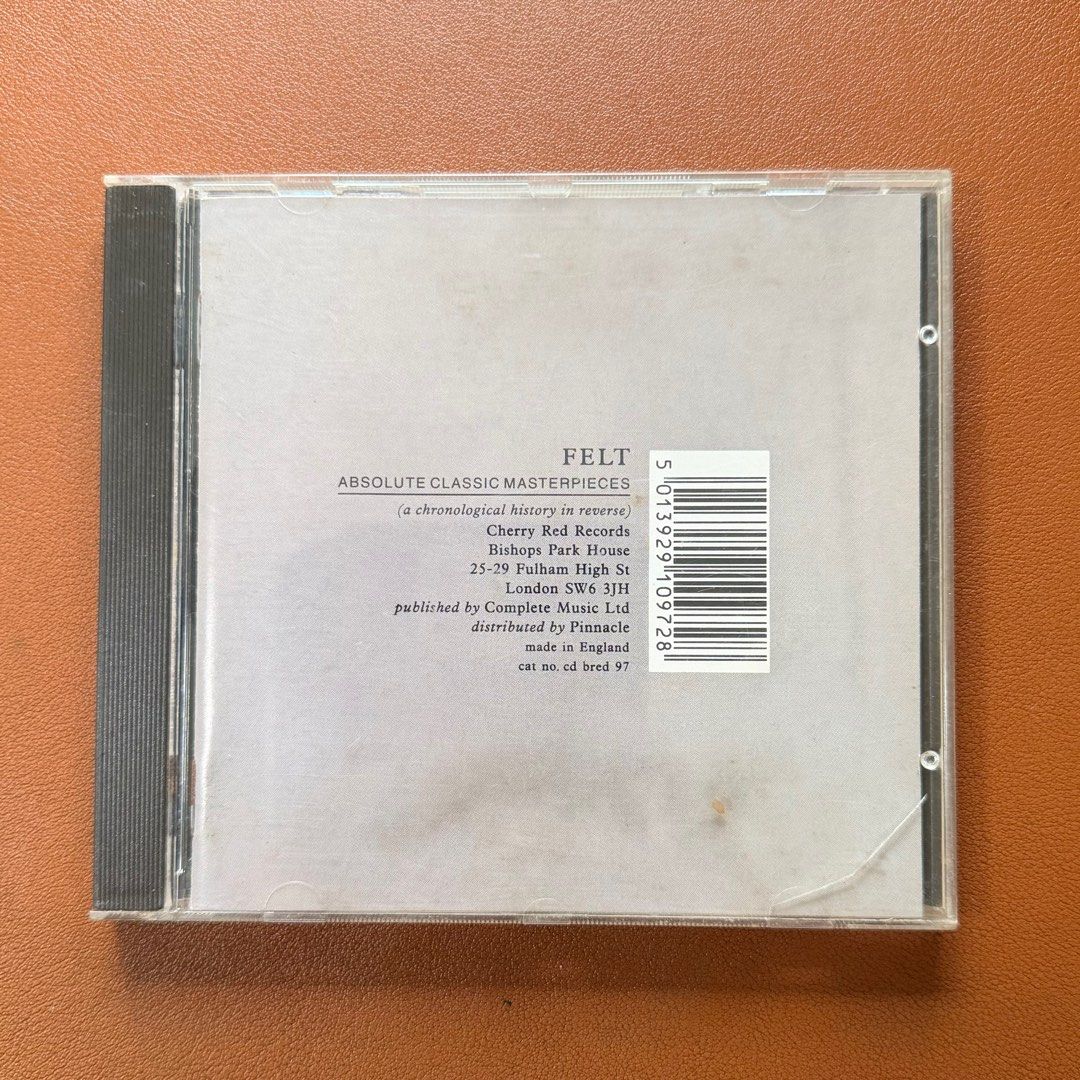 Felt: Absolute Classic Masterpieces. (CD Compilation Album, 1992 ...