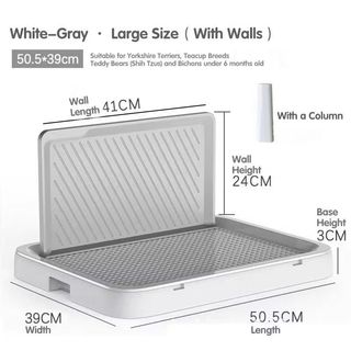 🆕 Brand New Dog Potty Grass Pee Pad / Toilet Tray – Indoor (51 × 76 cm ...