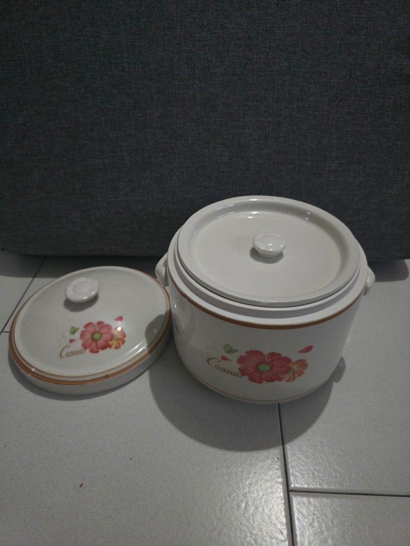 Ceramic Soup Steamimf Pot, Furniture & Home Living, Gardening, Pots ...