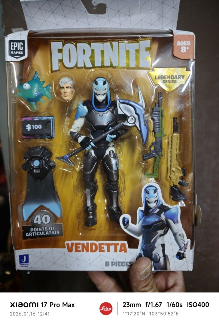 Fortnite Action Figures - Black Knight, Vendetta, Sentinel, Hobbies ...