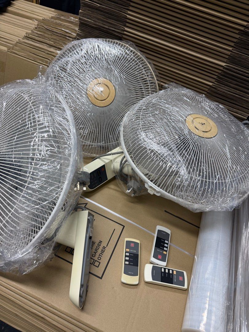 Free installation KDK Wall Fan with Remote Control, Furniture & Home ...