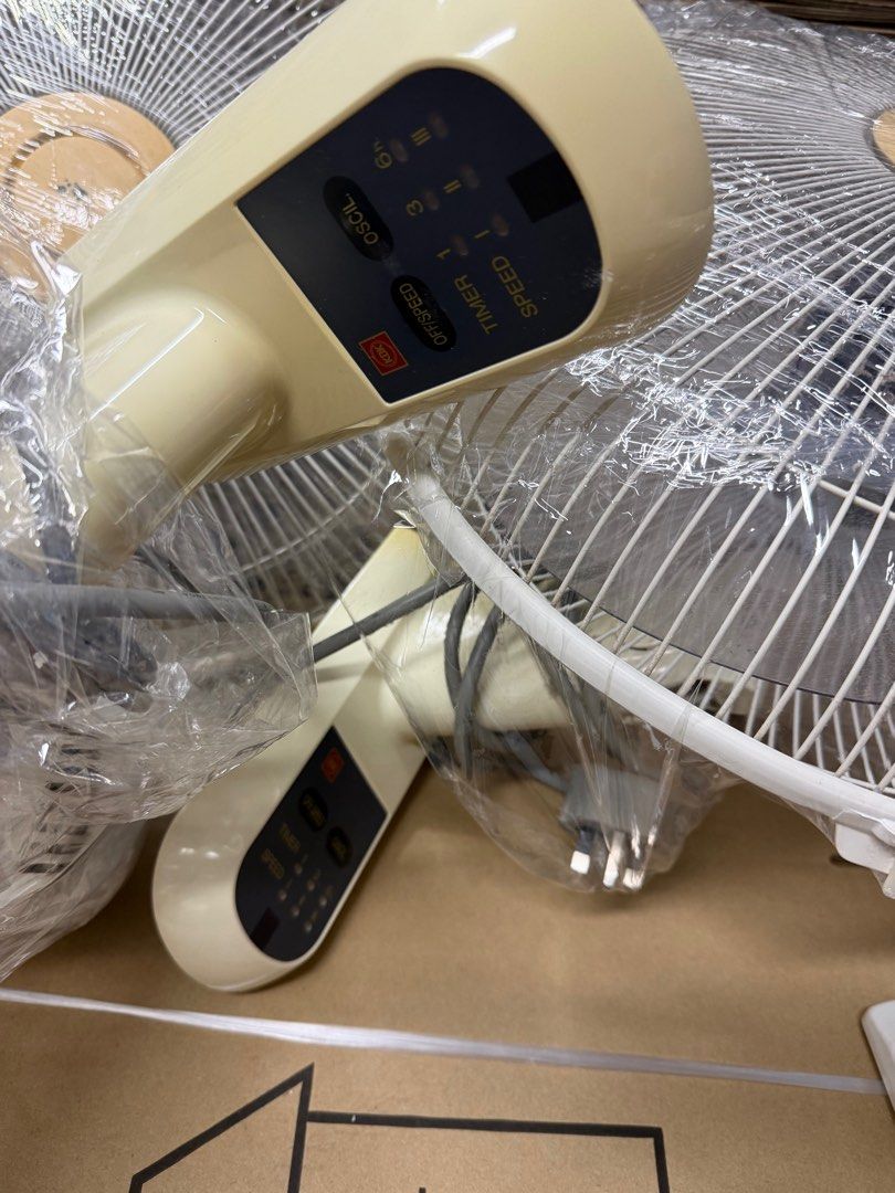 Free installation KDK Wall Fan with Remote Control, Furniture & Home ...
