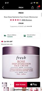 Fresh Rose Deep Hydration Balancing Emulsion 100ml, Beauty & Personal ...