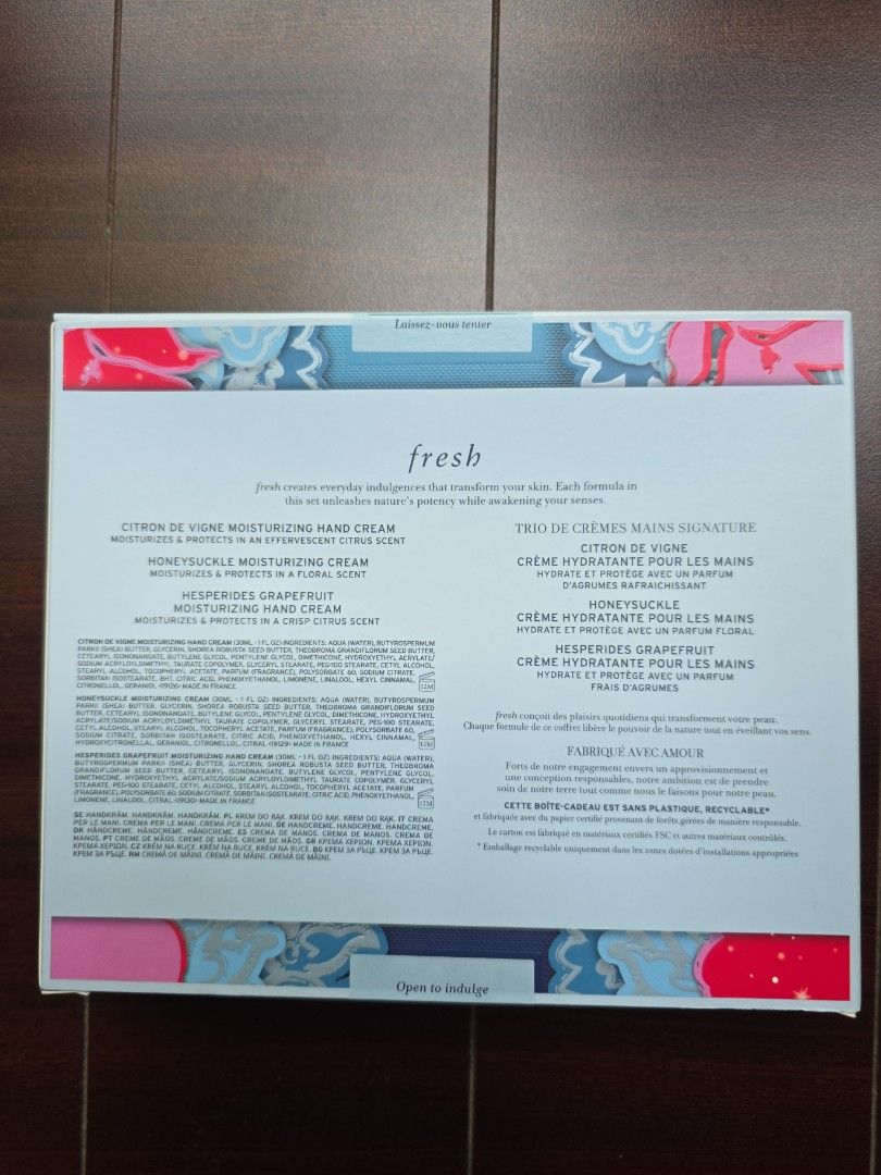 Fresh Signature Hand Cream Trio Set, Beauty & Personal Care, Hands ...