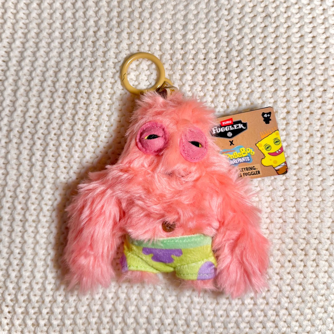 Fuggler x SpongeBob SquarePants Patrick Keychain, Hobbies & Toys, Toys ...