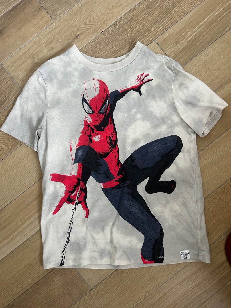 y2k gap Marvel Spider-Man baby tee, Men's Fashion, Tops & Sets, Tshirts ...