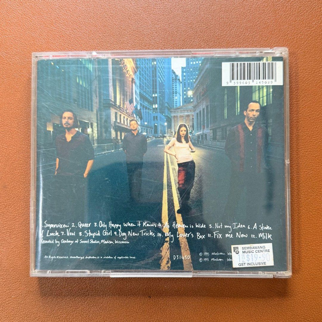 Garbage: Garbage. (CD Album, 1995). Mushroom., Hobbies & Toys, Music ...