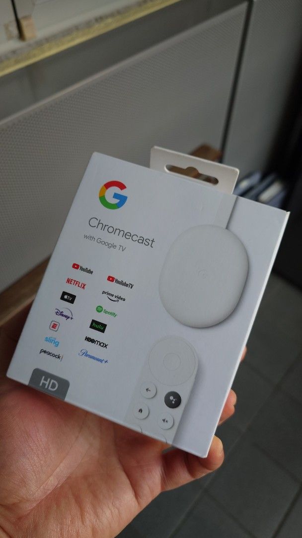 Google Chromecast with Google TV, 家庭電器, 電視 & 其他娛樂, 串流媒體及集線器 - Carousell
