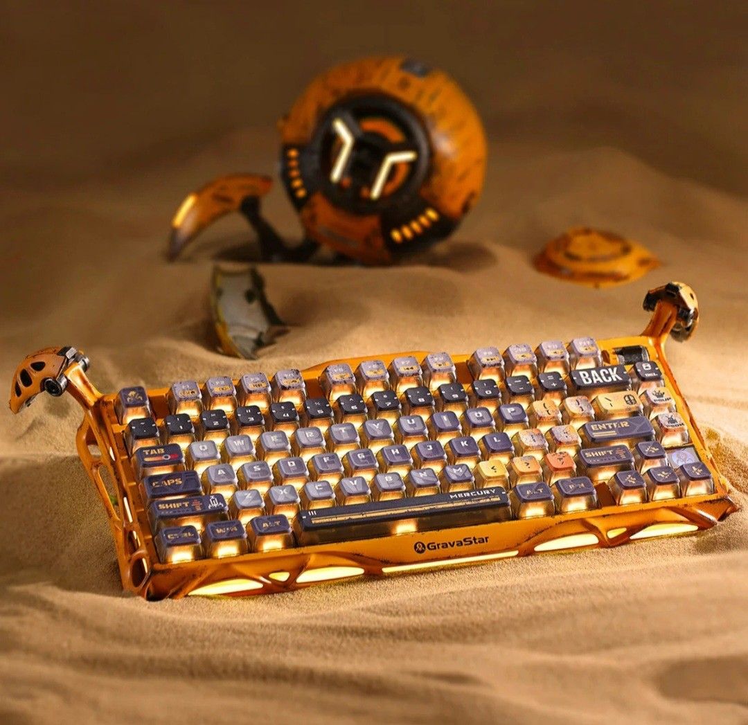 Brand new SEALED GravaStar K1 Pro Wireless Mechanical Gaming Keyboard ...