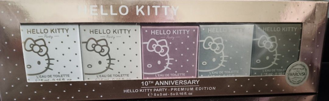Hello Kitty 10th Anniversary Premium Edition Perfume Set, Beauty ...