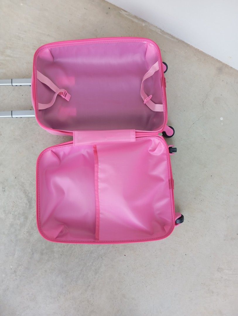 Hello Kitty Kids' Rolling Suitcase, Hobbies & Toys, Travel, Luggage on ...