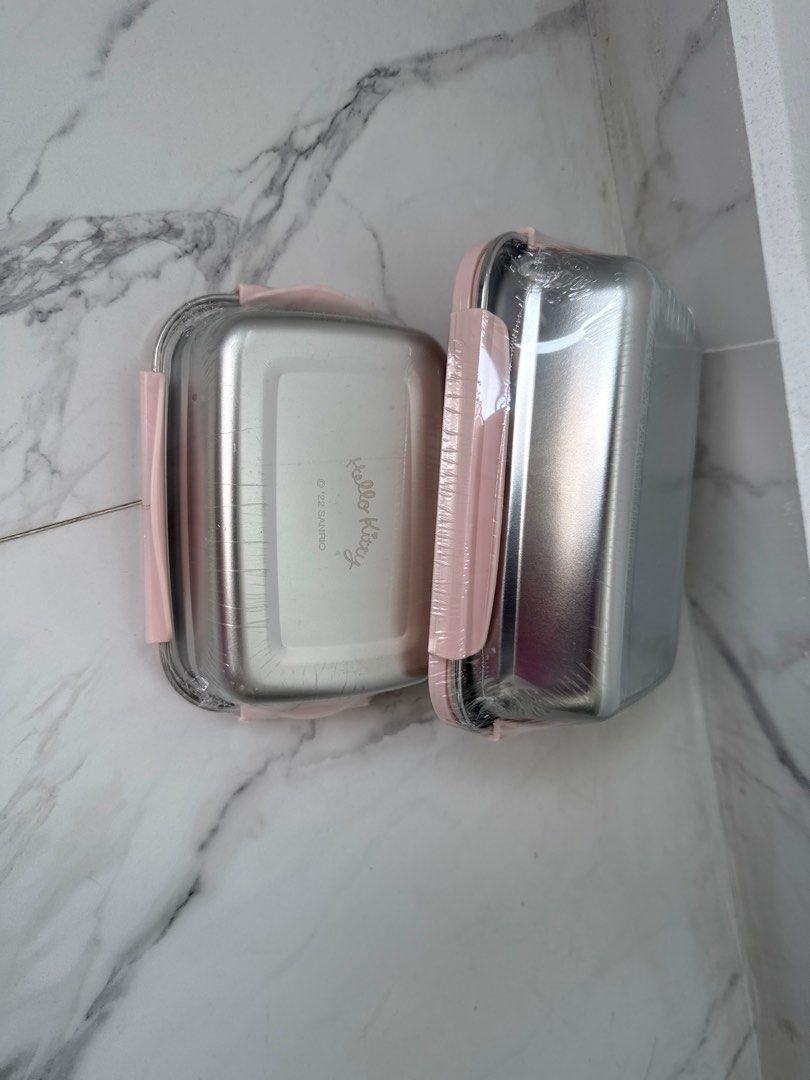 Hello Kitty Stainless Steel Lunchbox Set, Furniture & Home Living ...