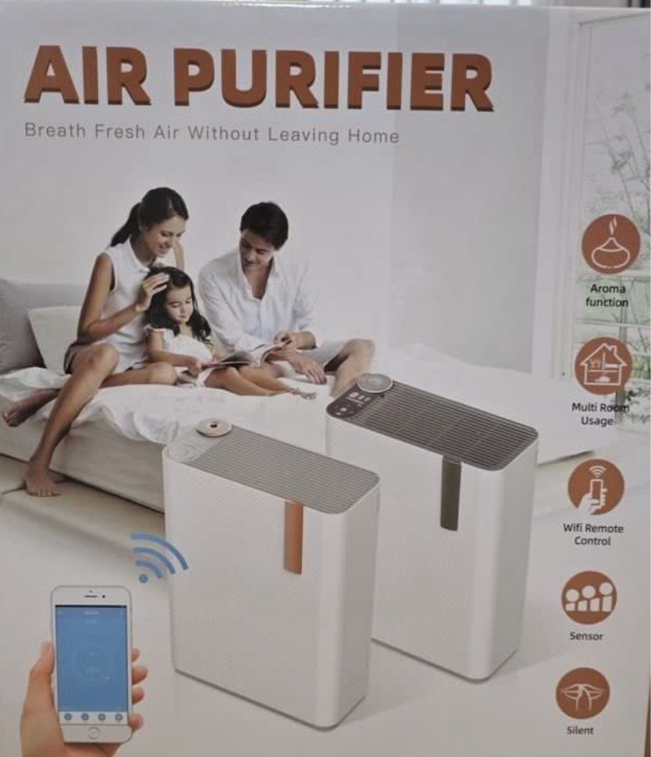 Hospital Grade HEPA Air Purifier (Silver), TV & Home Appliances, Air ...
