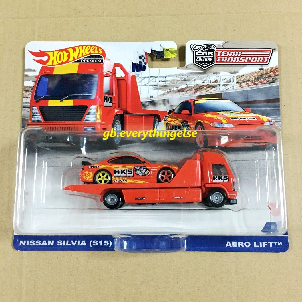 Hot Wheels Premium Car Culture 2022 Team Transport Nissan Silvia (S15 ...