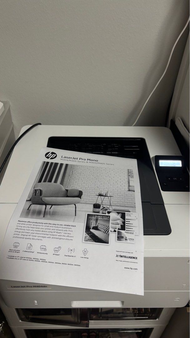 HP LaserJet Pro Mono M404/M405 Series Printer, Computers & Tech ...